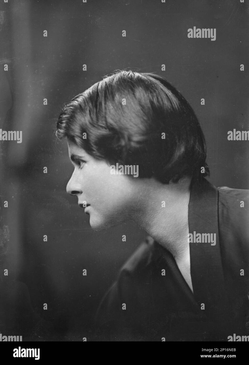 Miss Pollitzer, portrait photograph, 1918 or 1919. Possibly a portrait ...
