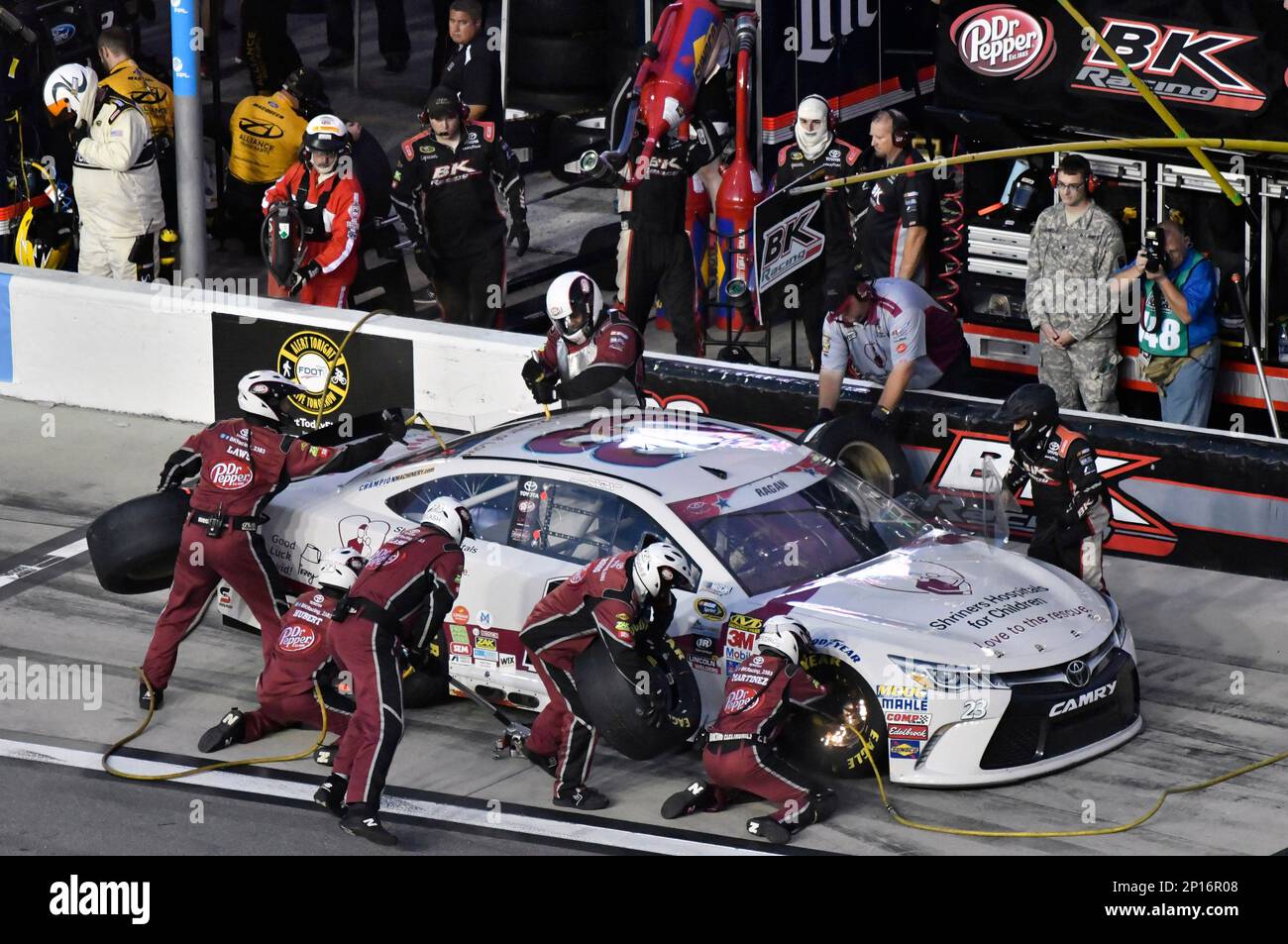 David Ragan (23) during the NASCAR Sprint Cup Series Coke Zero 400 auto ...