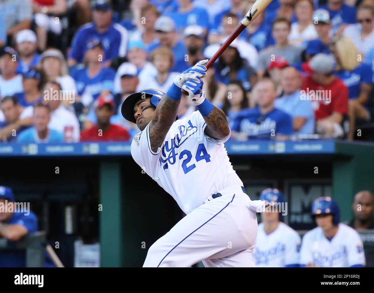 28 June 2016: Kansas City Royals second baseman Christian Colon (24 ...