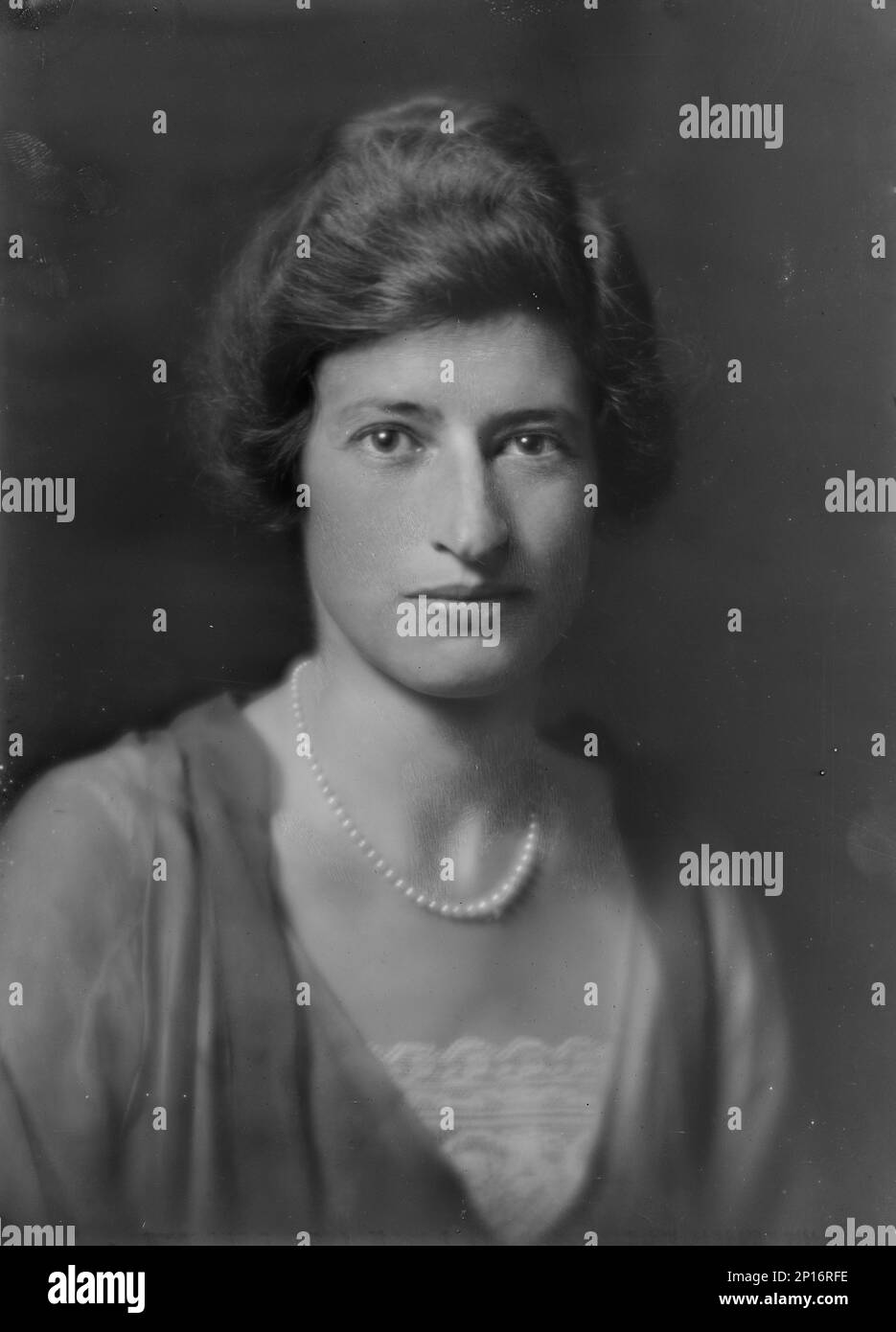Miss Flore Revalles, portrait photograph, 1918 Sept. 26. Swiss singer ...
