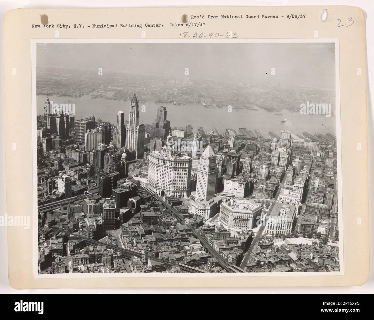 New York - New York City, Aerial Photograph Stock Photo - Alamy