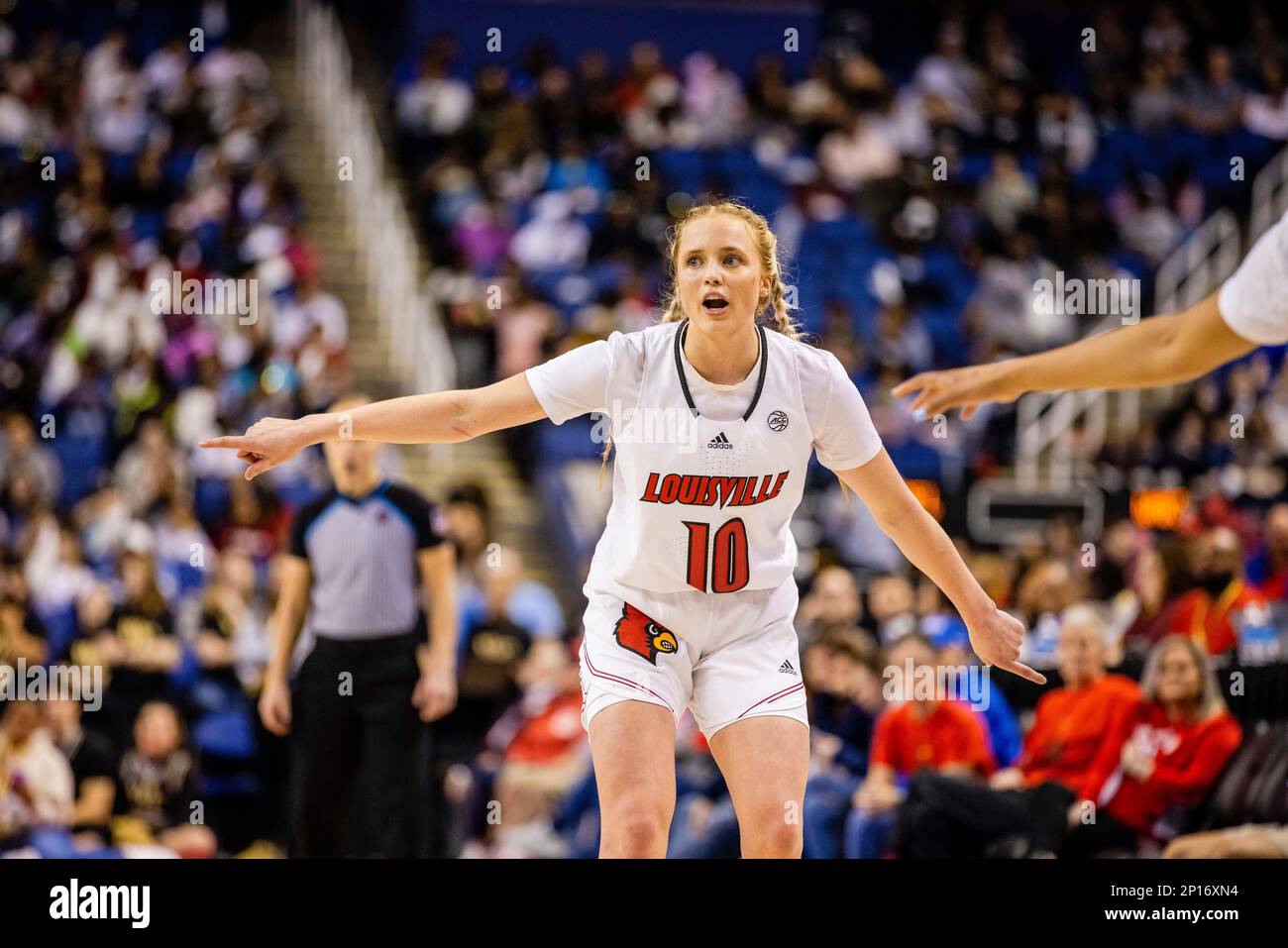 March 3, 2023: Louisville Cardinals guard Hailey Van Lith (10) during ...