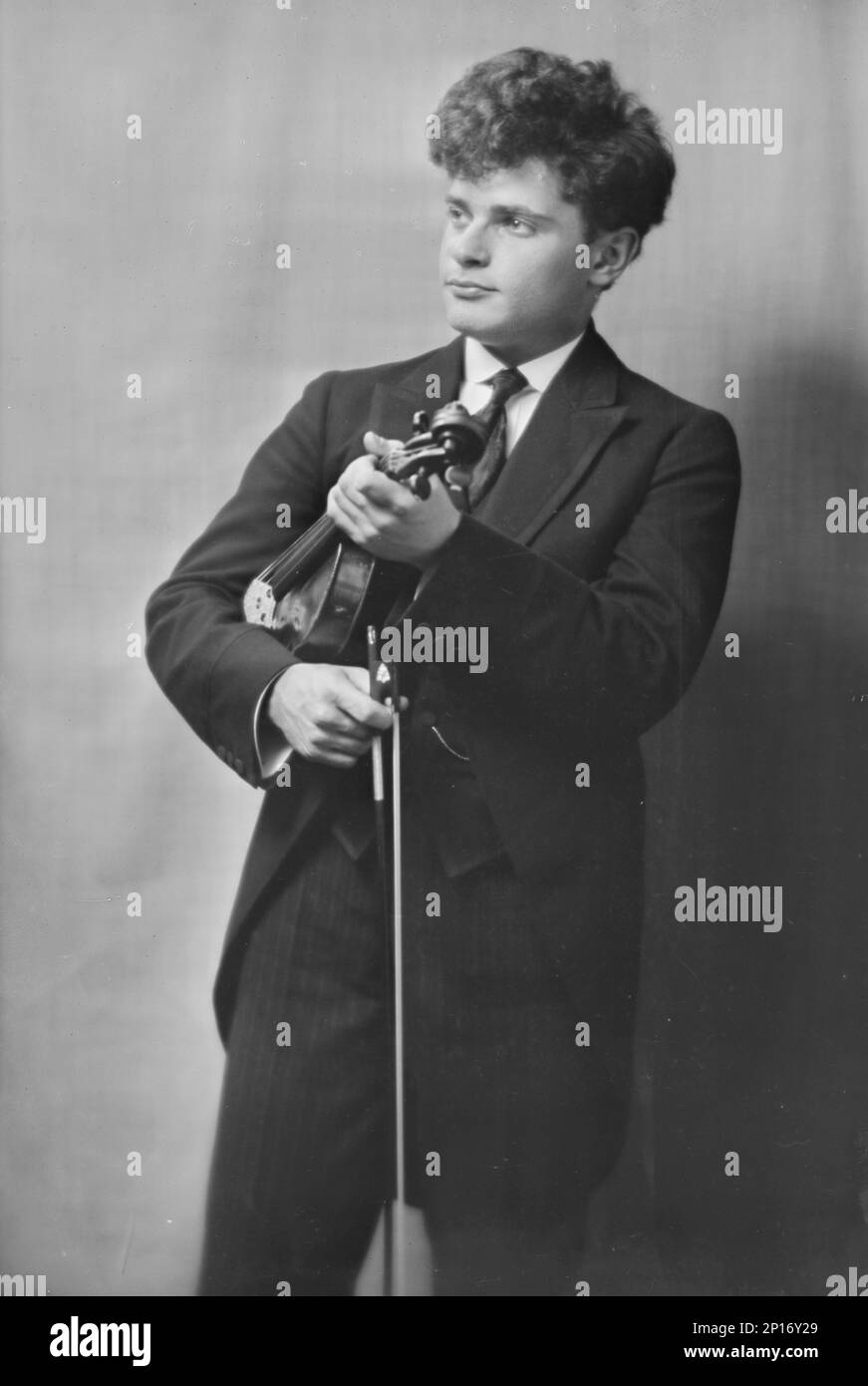 Mr. Toscha Seidel, portrait photograph, 1918 May 13. Russian violinist ...