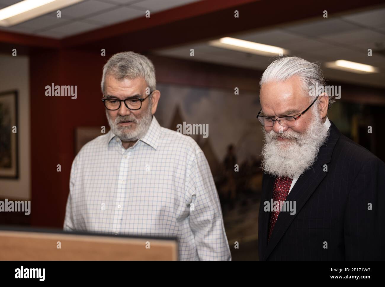 U.S. Marine Corps Brig. Gen. Vincente Blaz’s sons, Tom Blaz and Mike ...