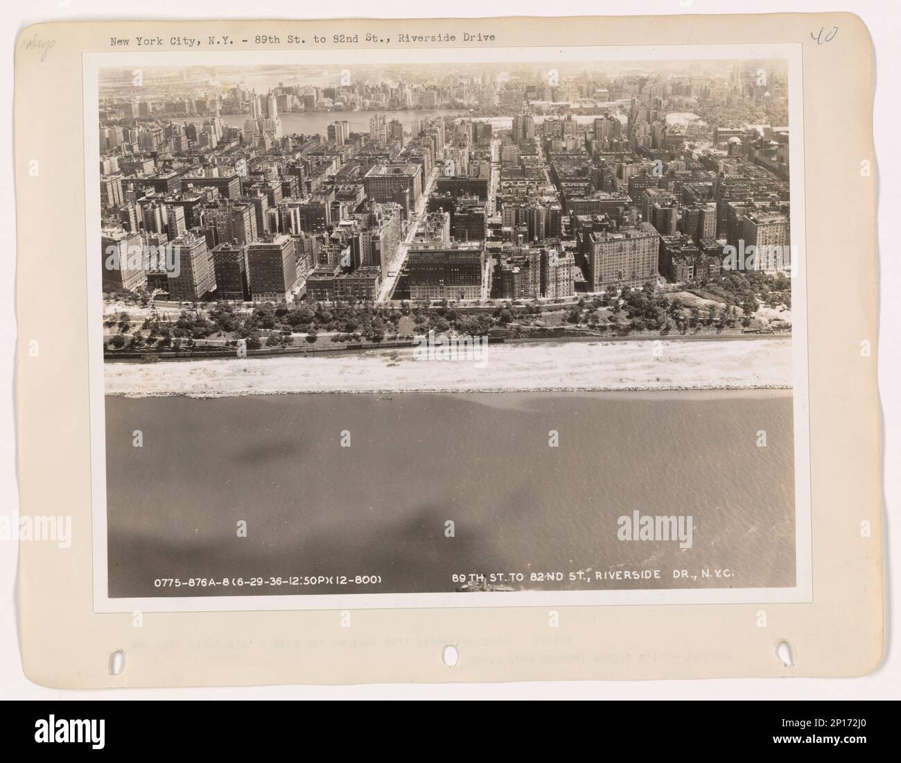 New York - New York City, Aerial Photograph Stock Photo - Alamy