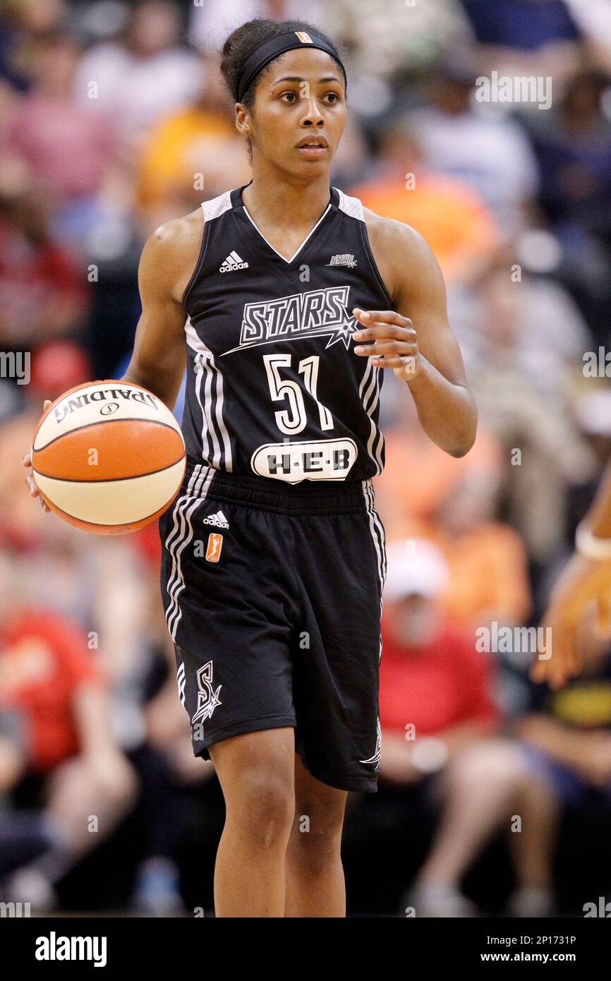 JUL 01 12 2016: San Antonio Stars guard Sydney Colson (51) during the ...