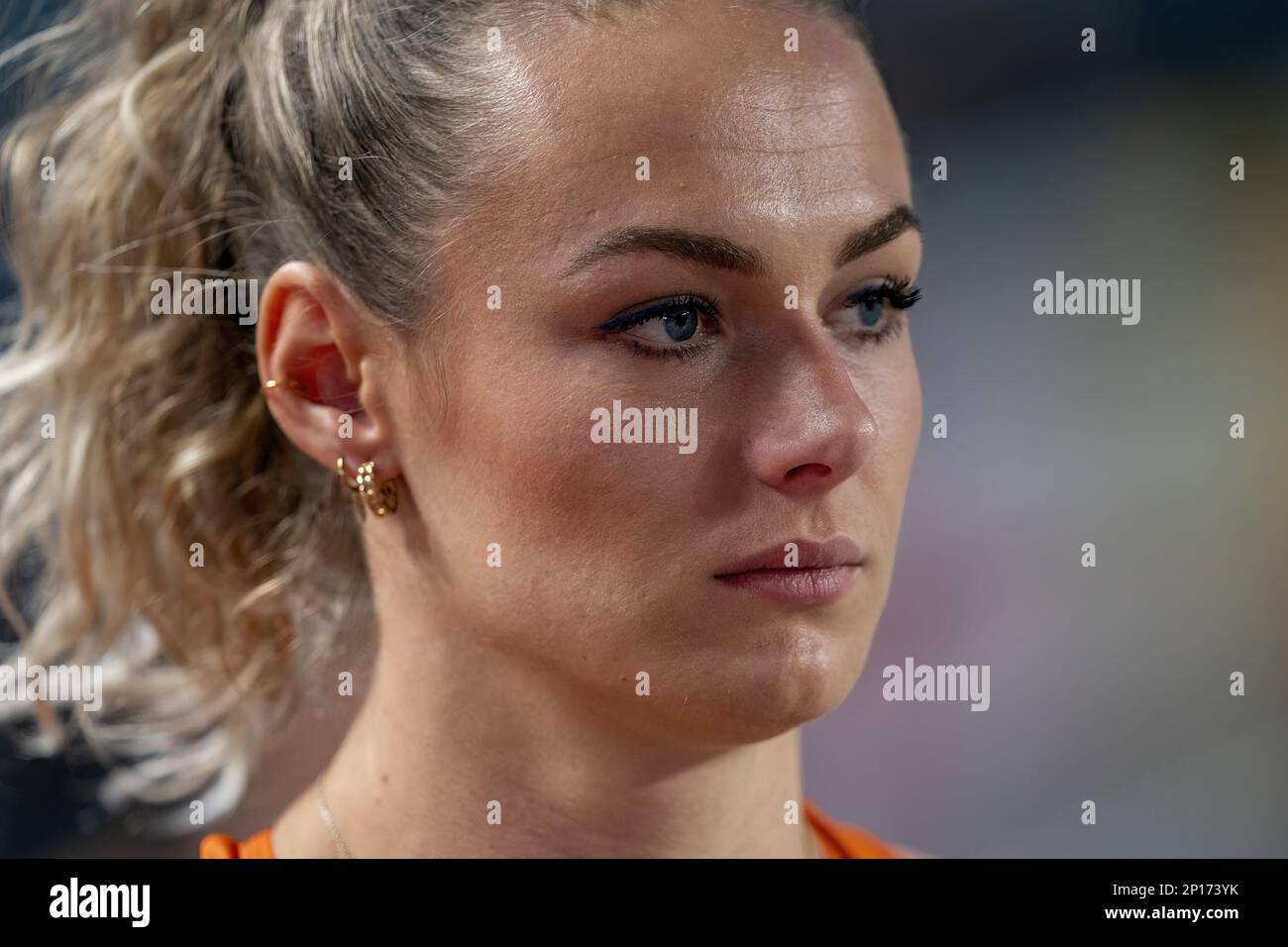 ISTANBUL - Lieke Klaver in action at 400 meters on the second day of ...
