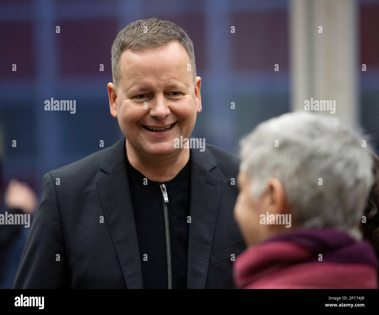 Berlin, Germany. 03rd Mar, 2023. Senator for Culture Klaus Lederer (Die ...