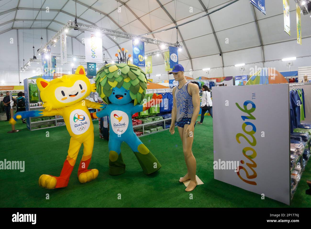 Rio de Janeiro, Brazil - 30/06/16 -JOGOS OLIMPICOS RIO 2016 - O mascote ...