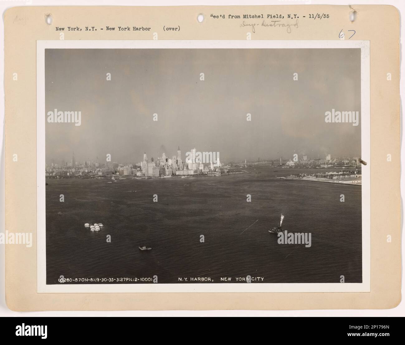 New York - New York City, Aerial Photograph Stock Photo - Alamy