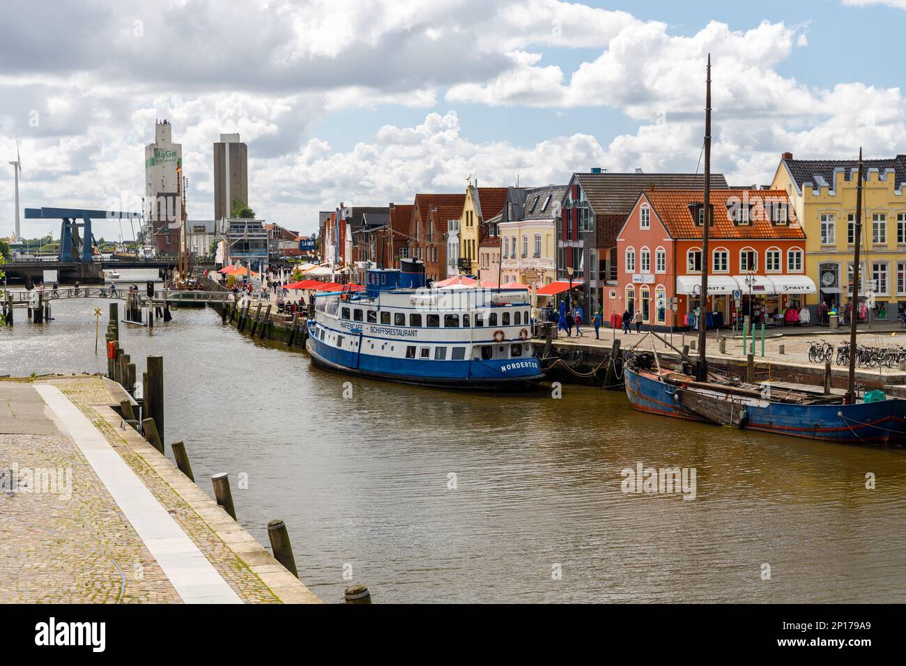Port husum north frisia husum hi-res stock photography and images - Alamy