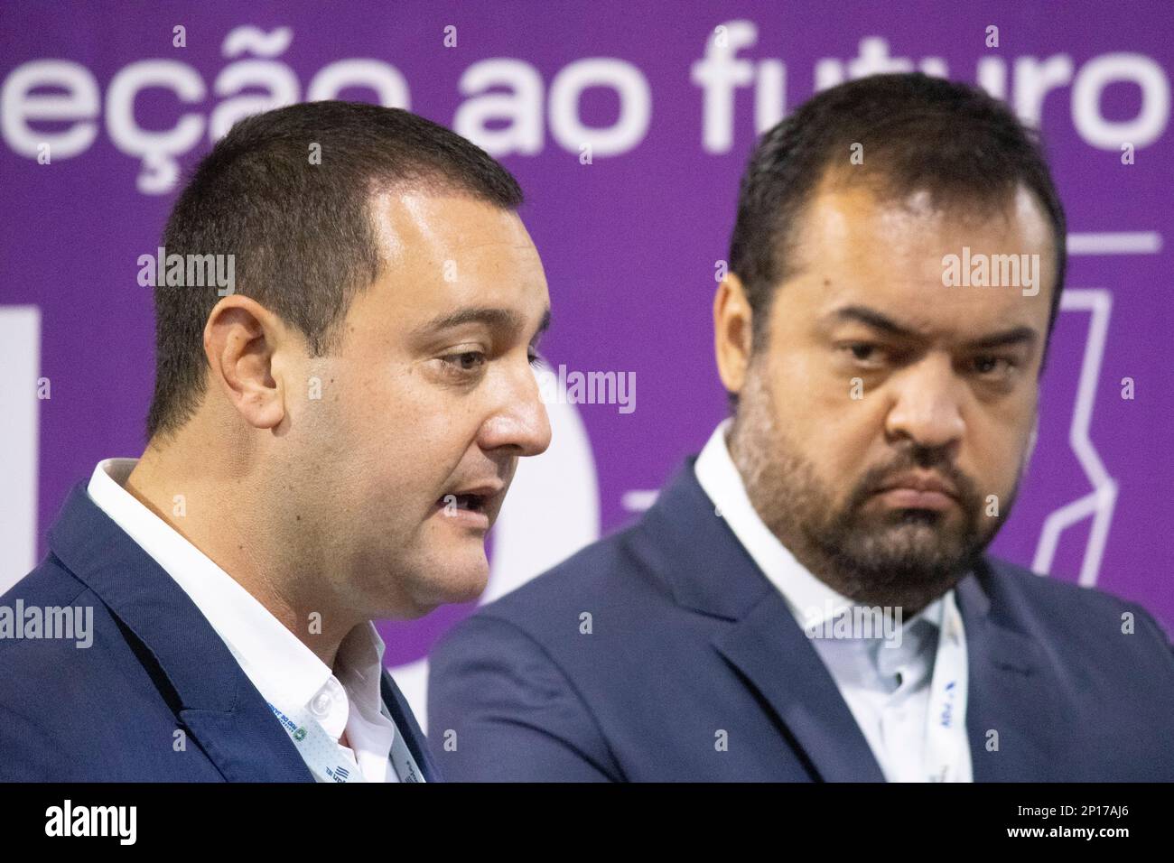 Rio De Janeiro, Brazil. 02nd Mar, 2023. The governor of Paraná, Ratinho ...
