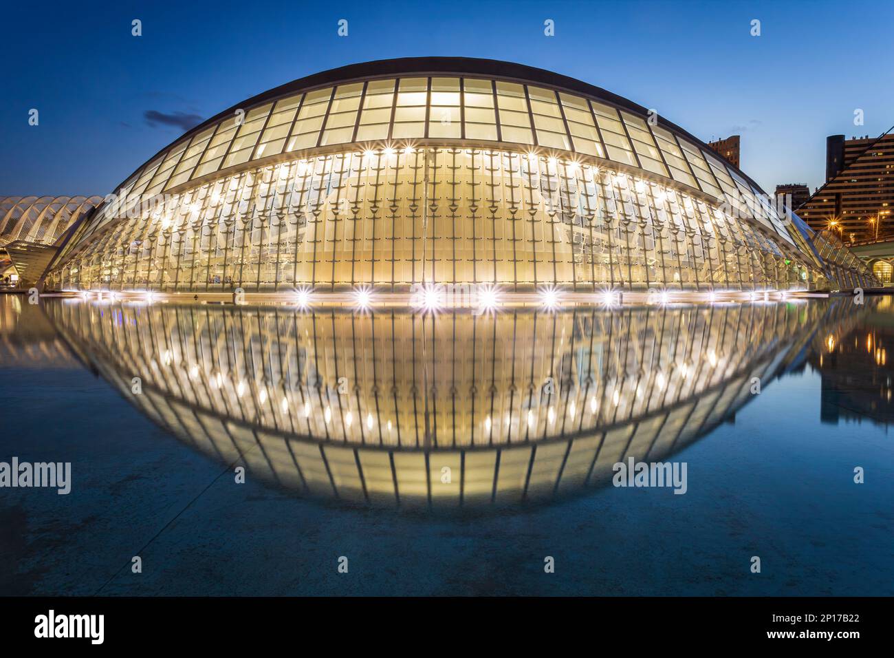 The Hemisfèric, also known as the planetarium or the "eye of knowledge ...