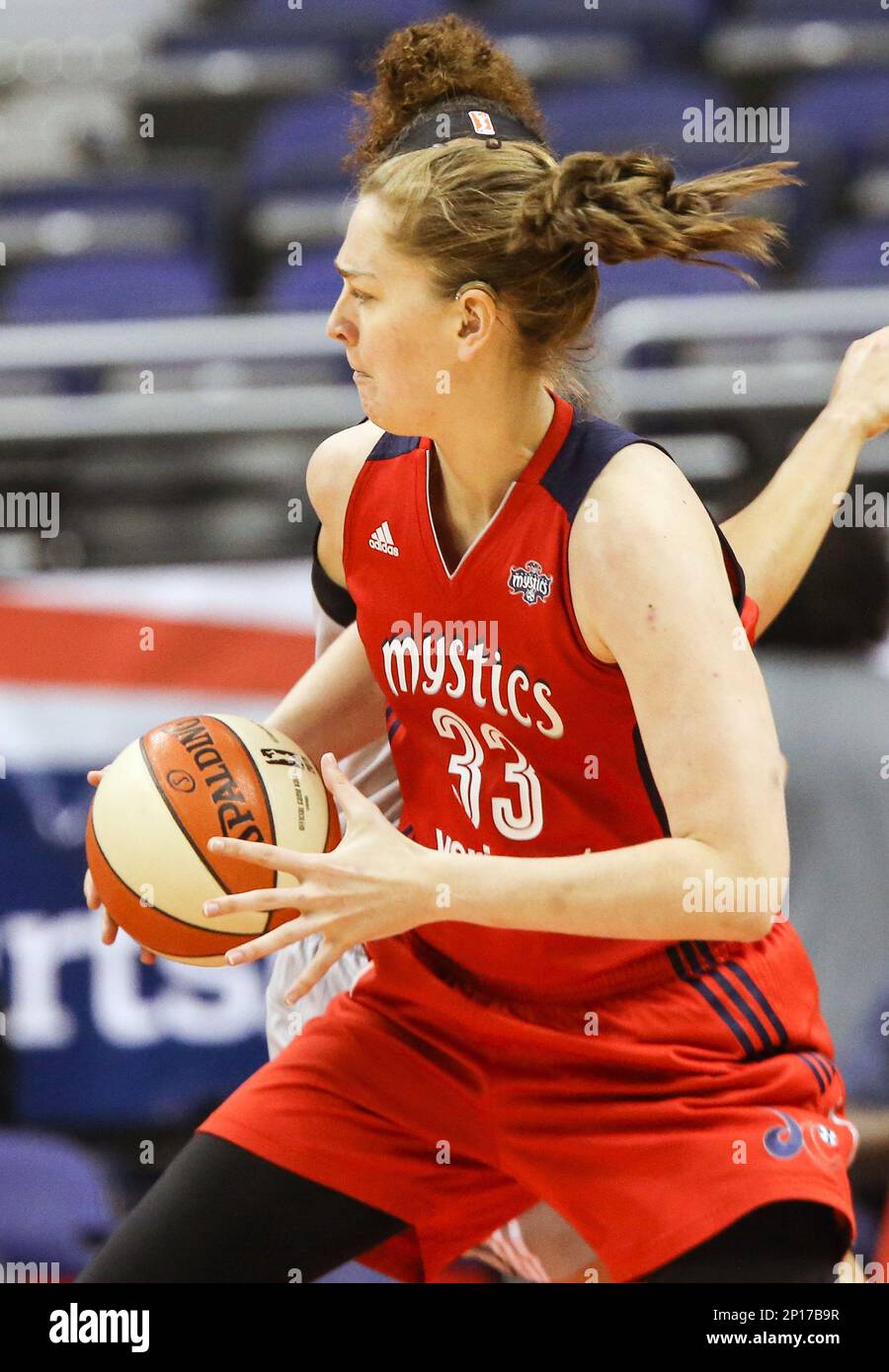 June 29 2016: Washington Mystics center Emma Meesseman (33) during a ...
