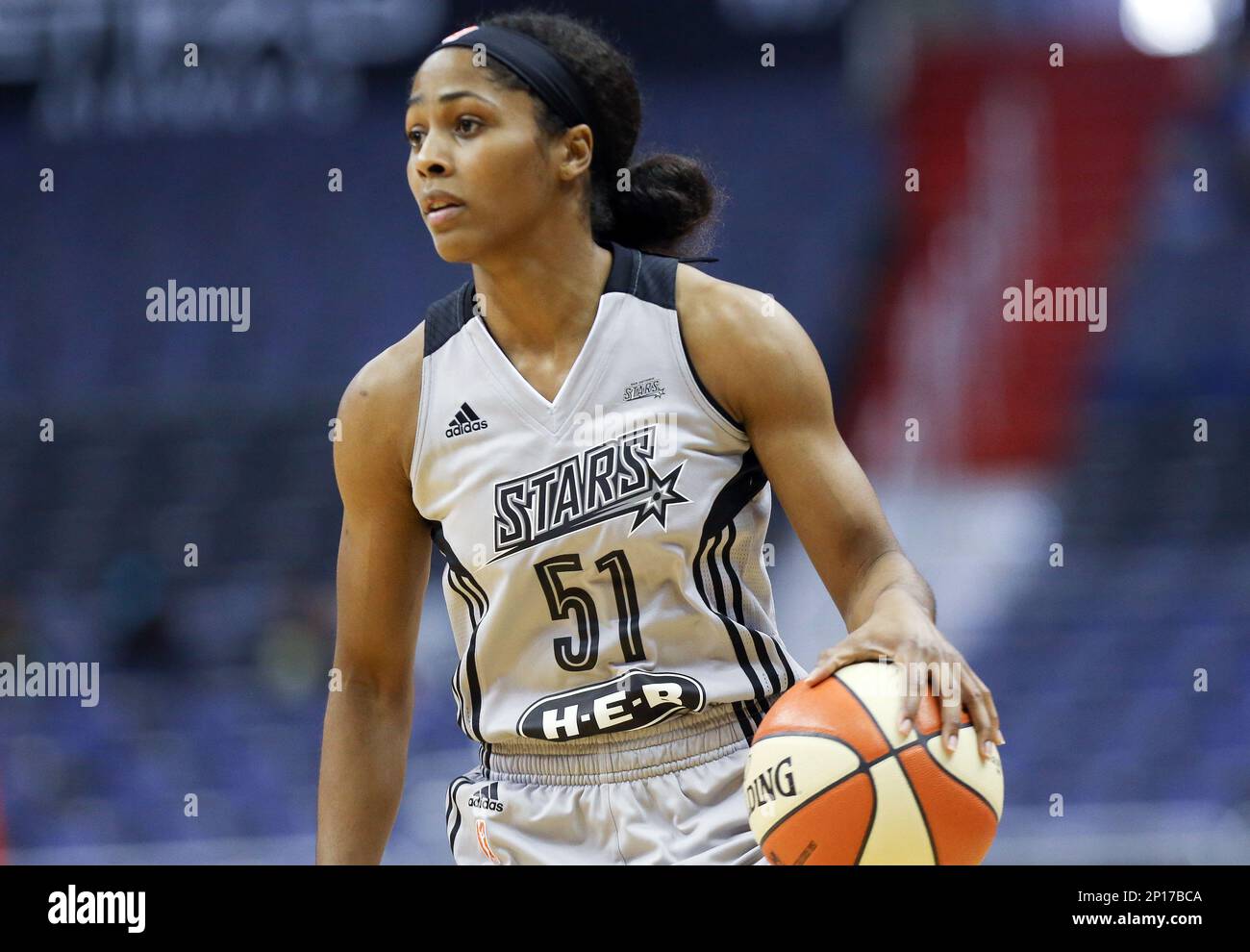 June 29 2016: San Antonio Stars guard Sydney Colson (51) during a WNBA ...
