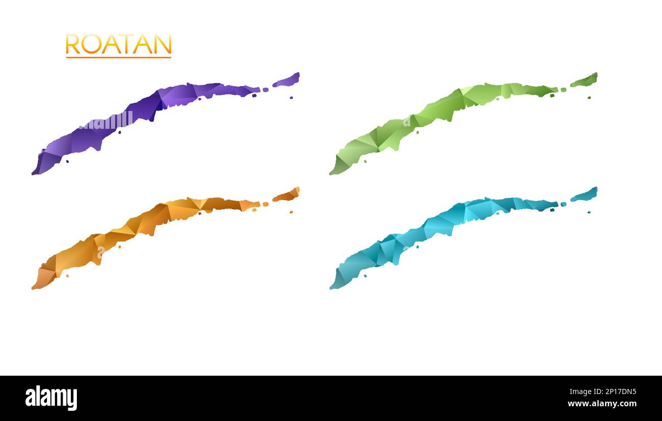 Roatan map Stock Vector Images - Alamy