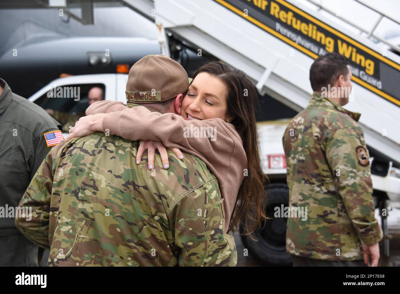 Nearly 100 Pennsylvania Air National Guardsmen with the 171st Air ...