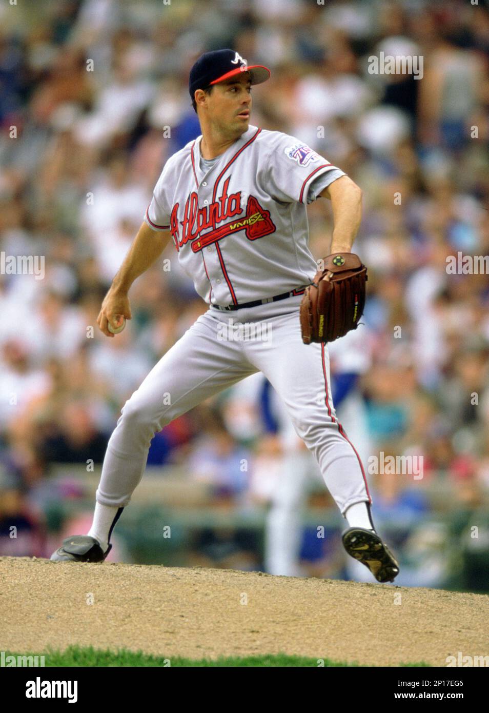 Atlanta Braves Greg Maddux (31) during a game from his 1999 season at ...