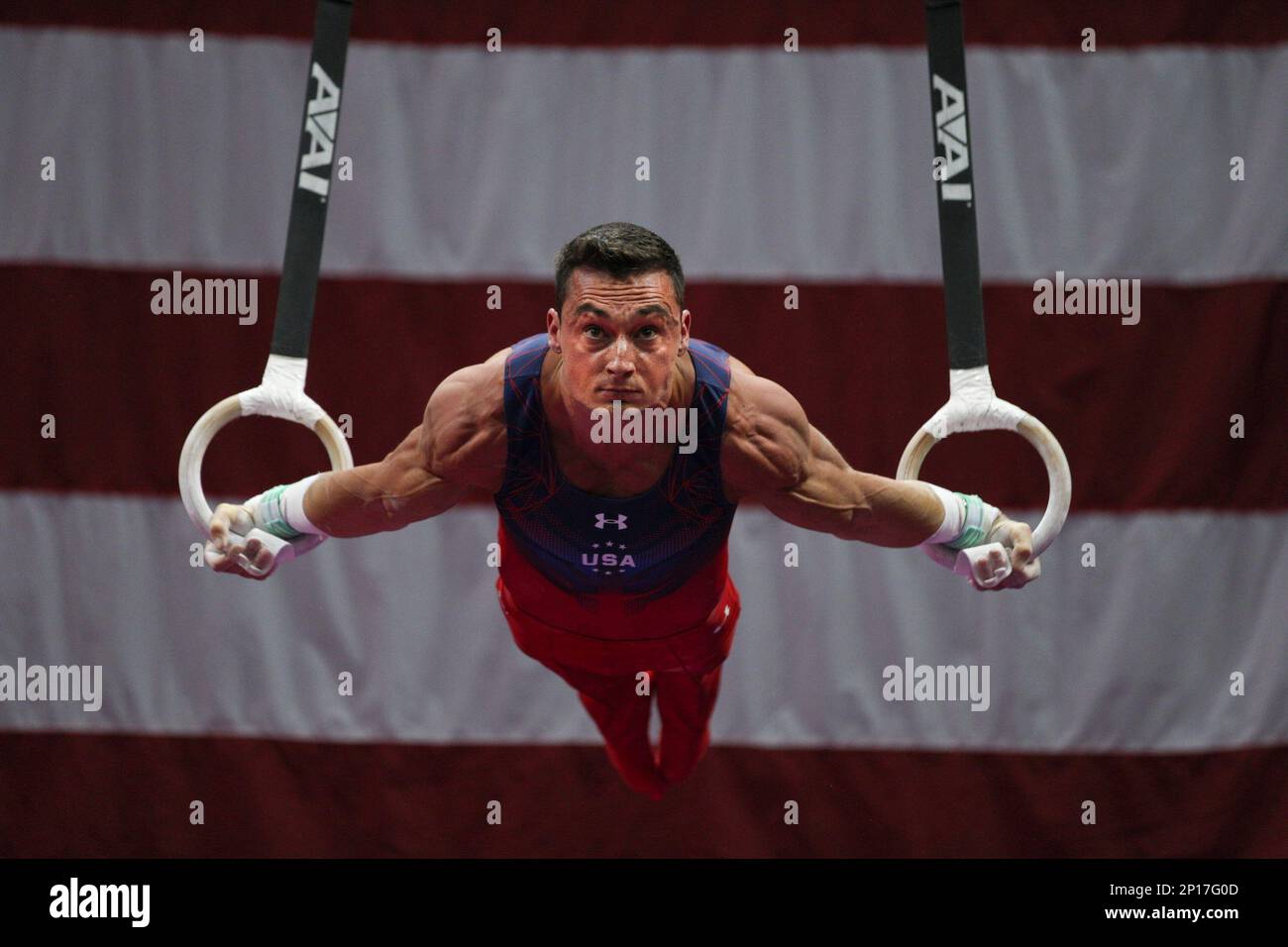 June 23, 2016: Gymnast Brandon Wynn competes at the 2016 U.S. Olympic ...