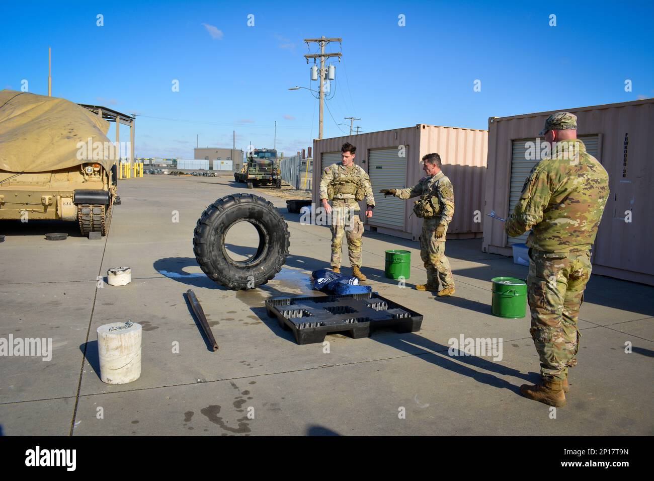 Fort Riley, KAN.- Soldiers stationed at Fort Riley teamed up into teams ...