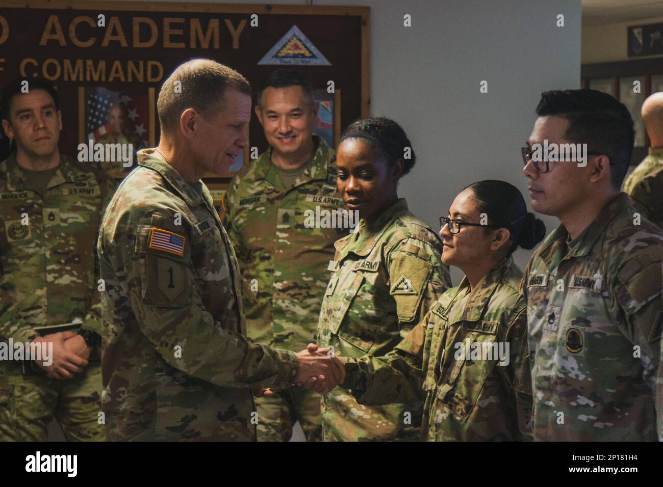 Sergeant Major of the Army, Michael A. Grinston, came to the 7th Army ...