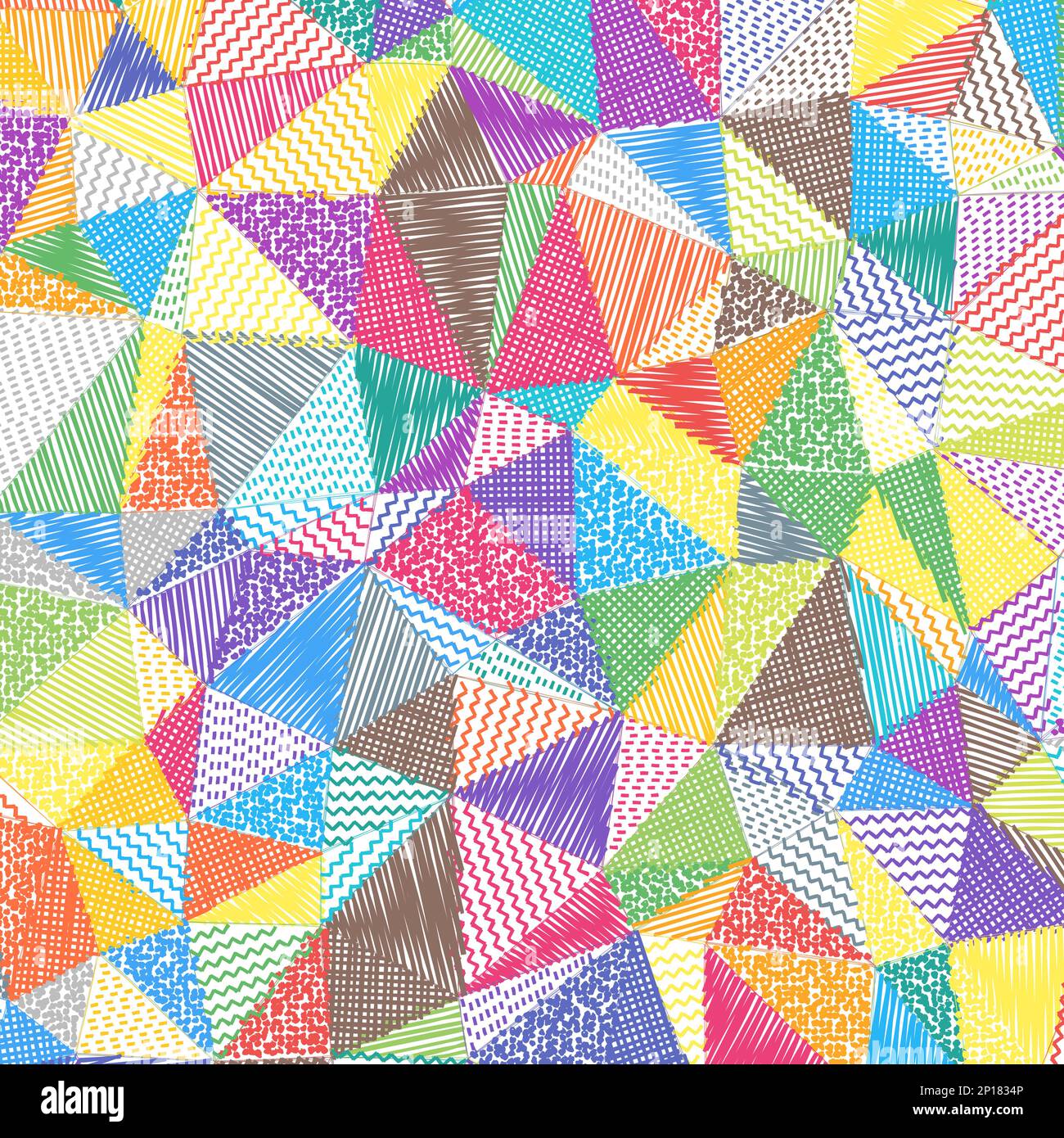 Low poly sketch background. Amazing square pattern. Vibrant abstract background. Vector ...