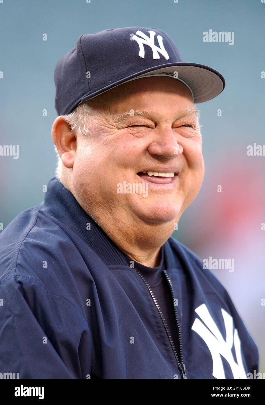 23 Apr. 2003: New York Yankees bench coach Don Zimmer (54) on the field ...