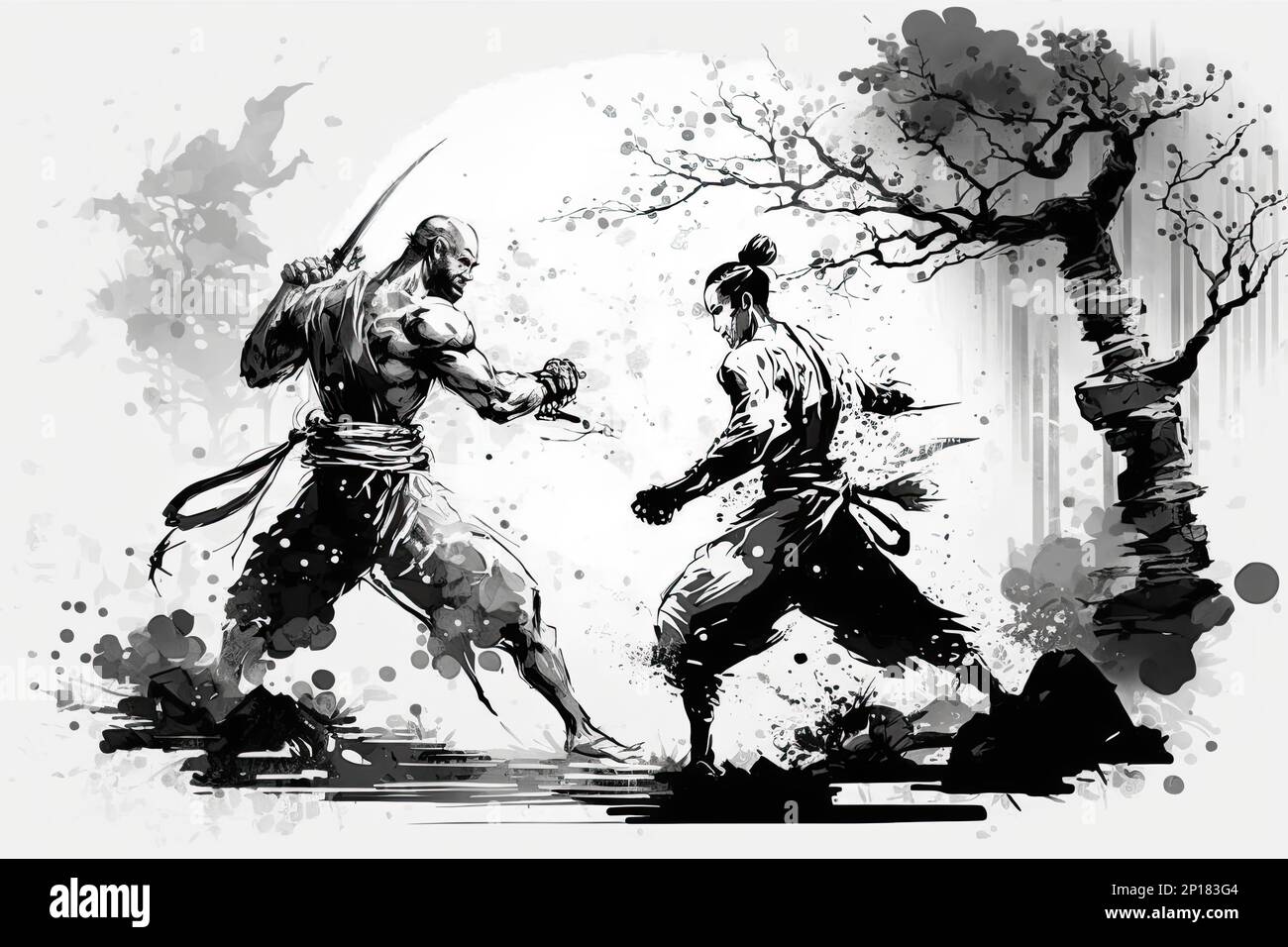 Japanese karate wallpaper hi-res stock photography and images - Alamy