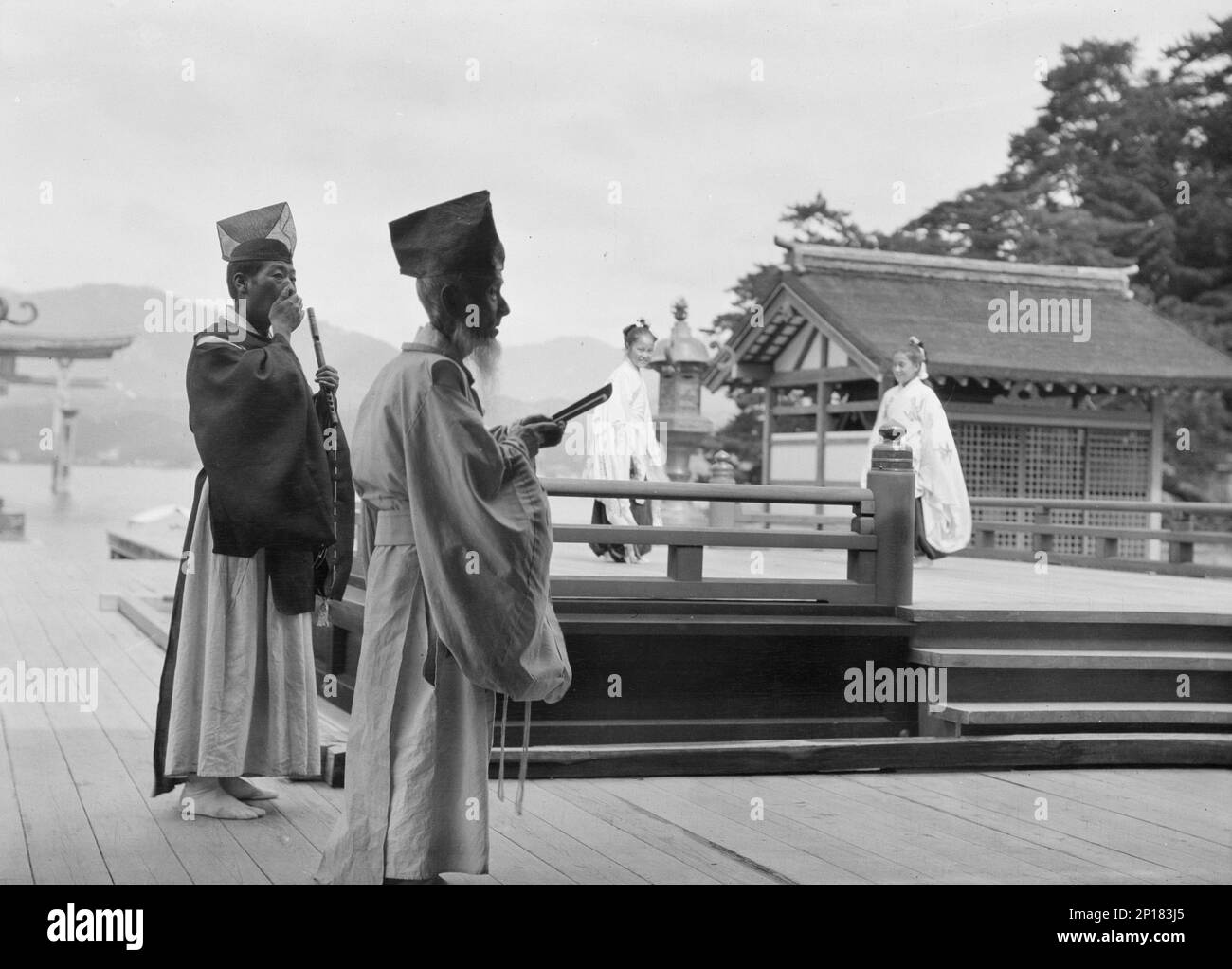 Travel views of Japan and Korea, 1908.Possibly Itsukushima Shinto ...