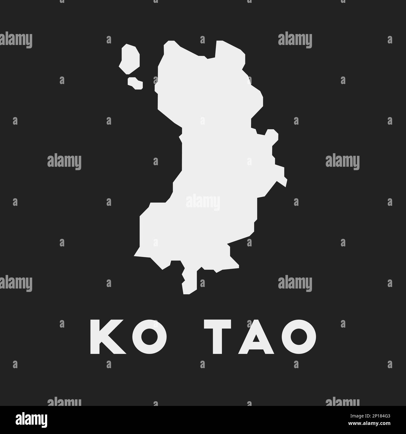 Ko tao map hi-res stock photography and images - Alamy