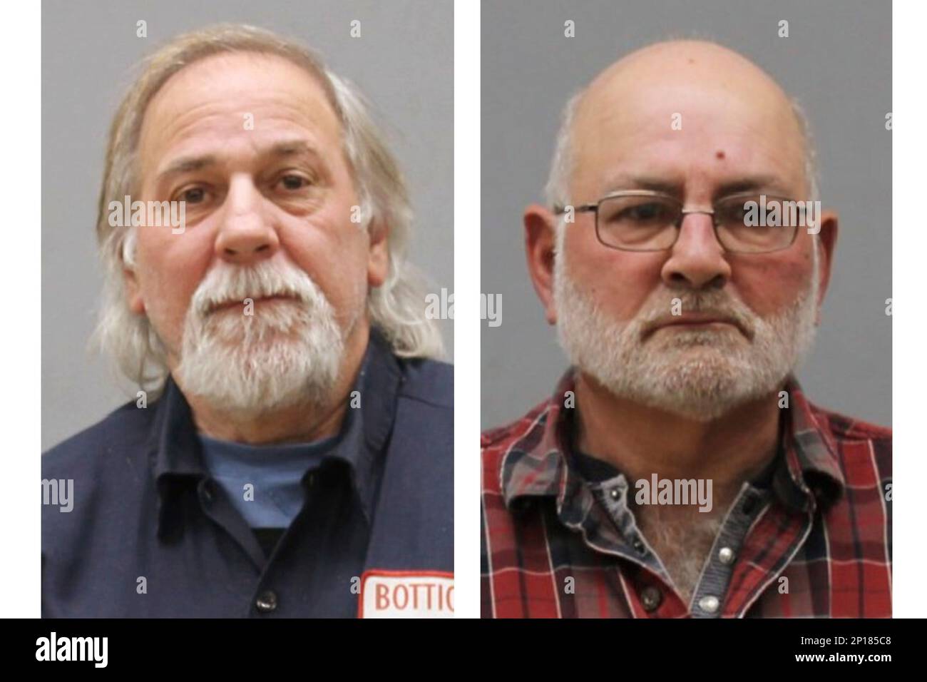 These photos, provided by the Vernon, Conn., Police Department, Friday ...