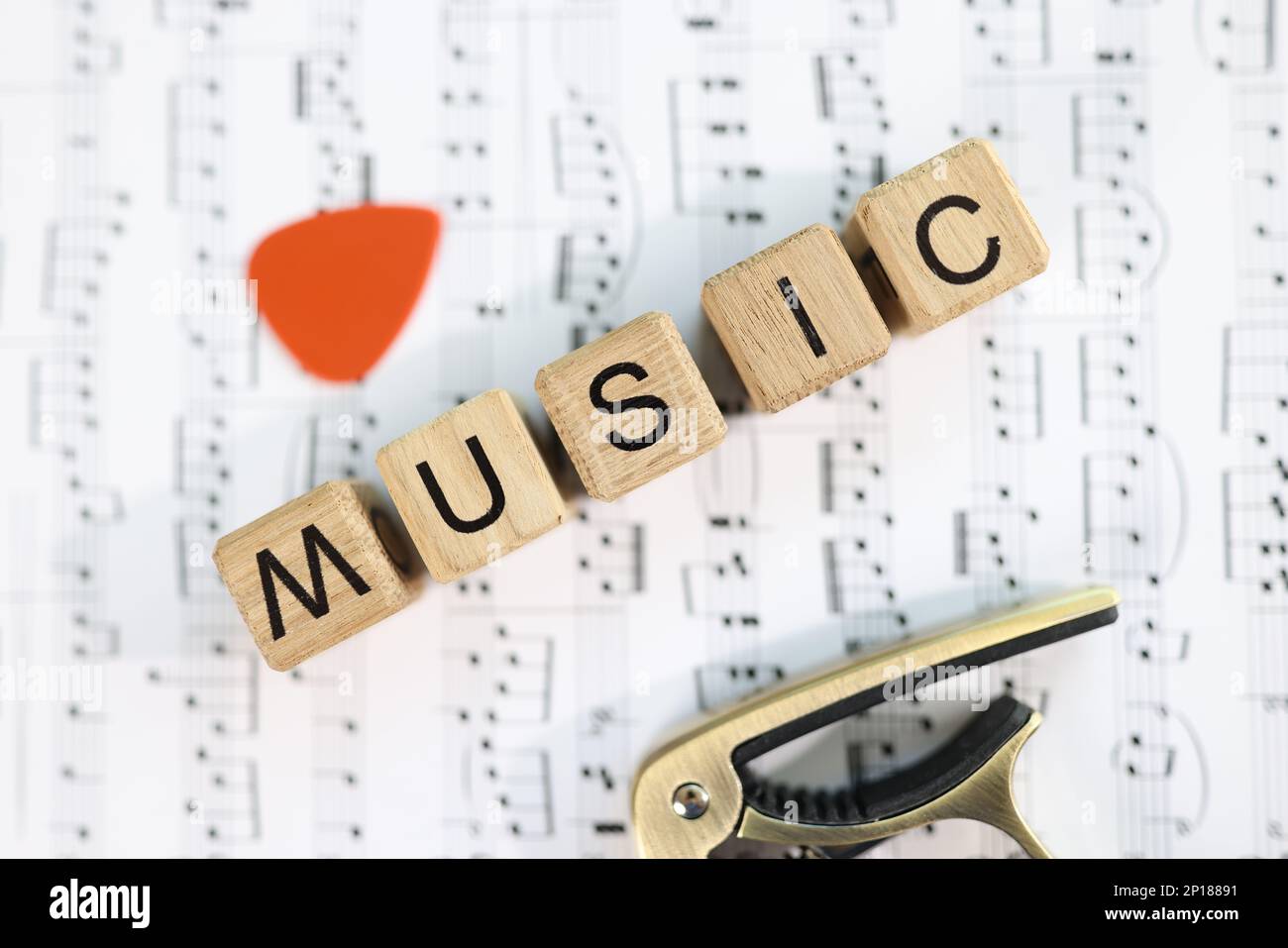 Music notes clef in space hi-res stock photography and images - Alamy