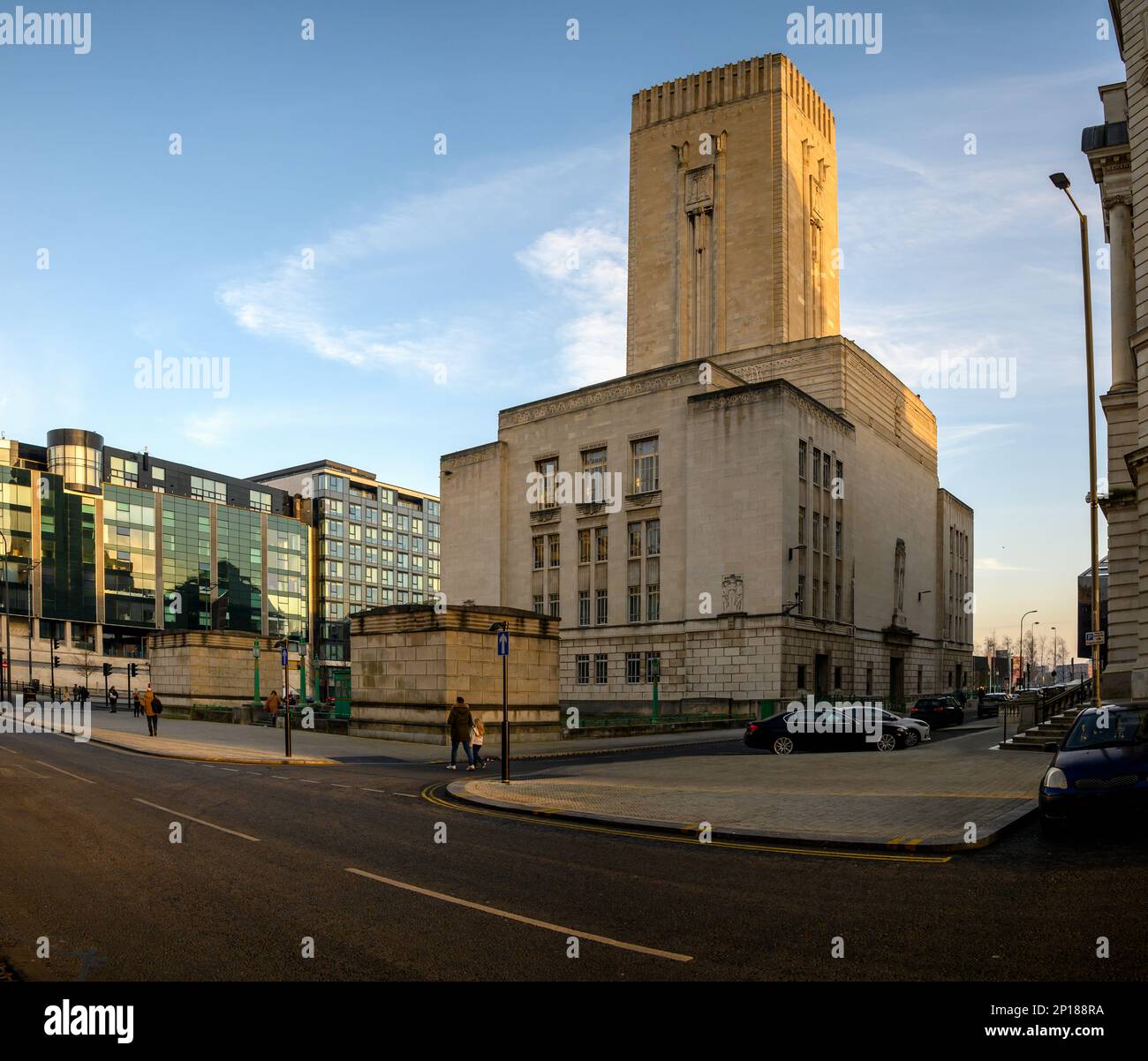 George's Dock building in Liverpool, United Kingdom Stock Photo - Alamy