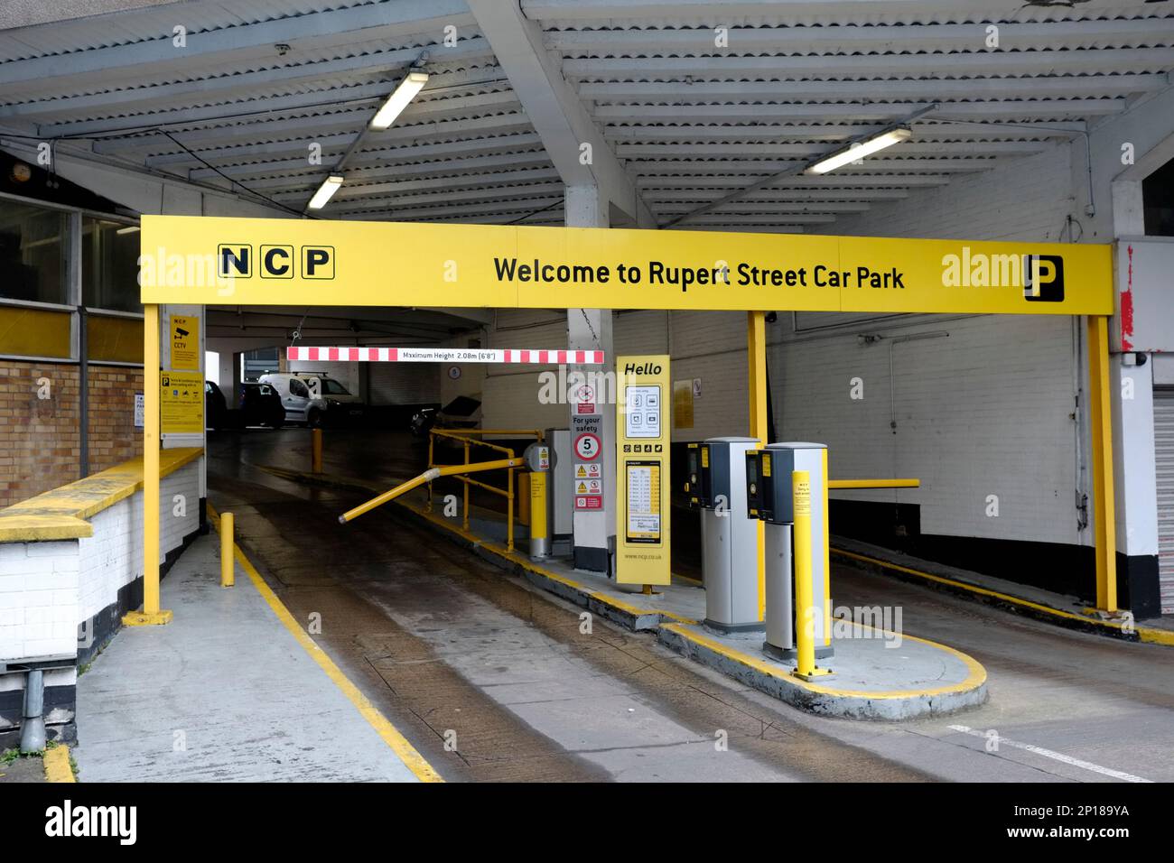 Rupert St Multi storey car park run by NCP in Bristol. the first ...