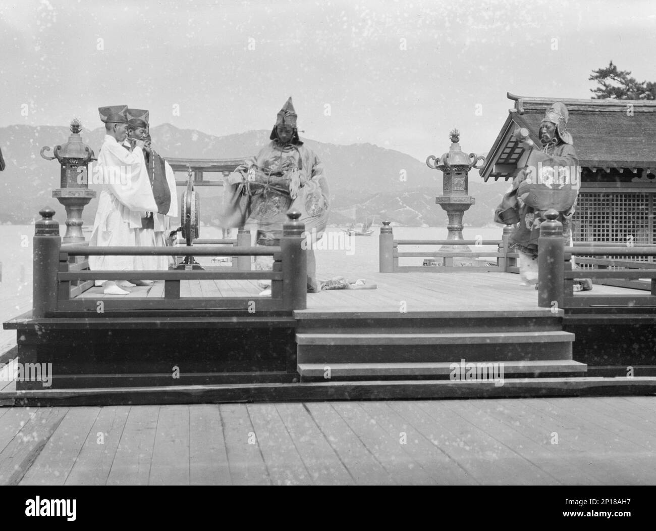 Travel views of Japan and Korea, 1908.Note: Possibly Itsukushima Shinto ...