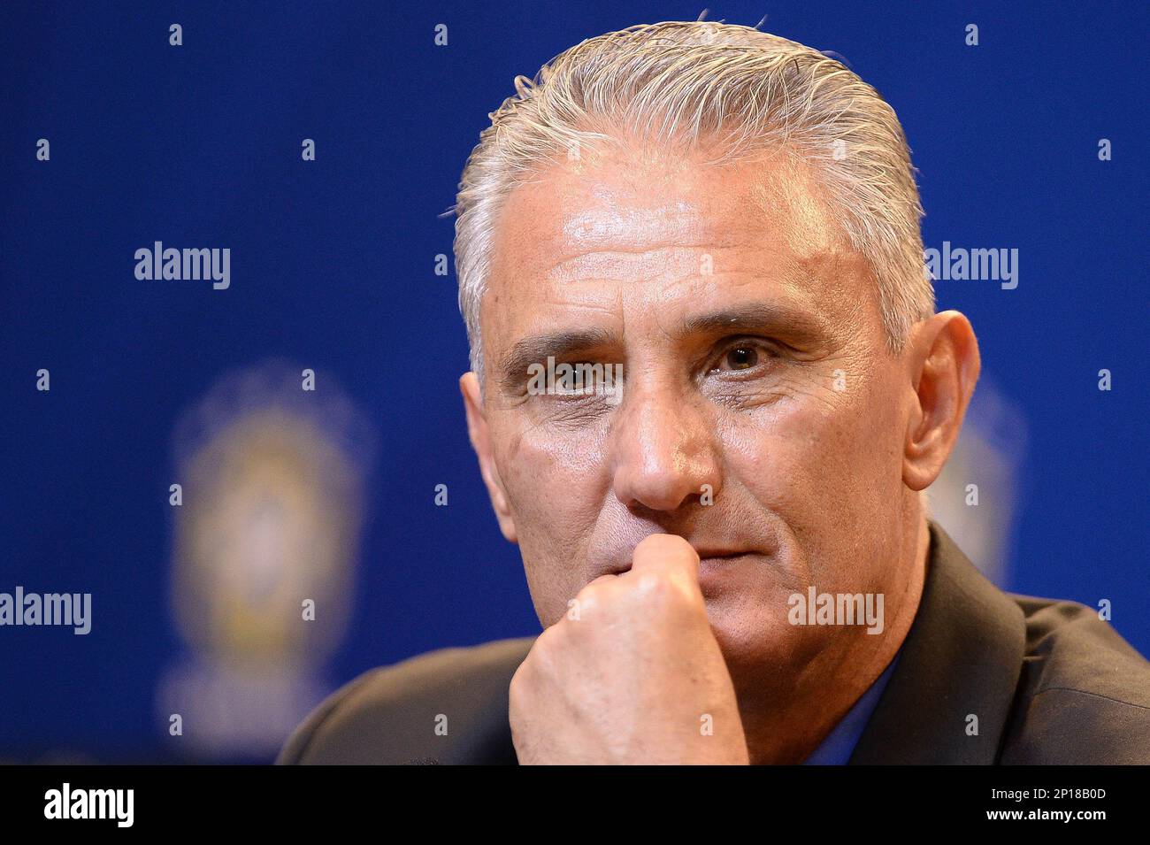 RIO DE JANEIRO - RJ - 20/06/2016 - Apresentacao de Tite na Selecao ...