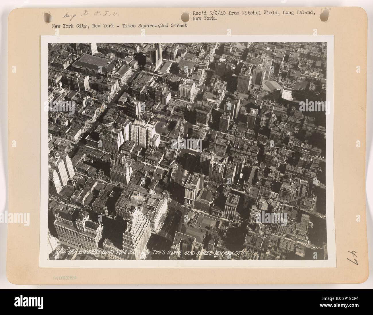 New York - New York City, Aerial Photograph Stock Photo - Alamy