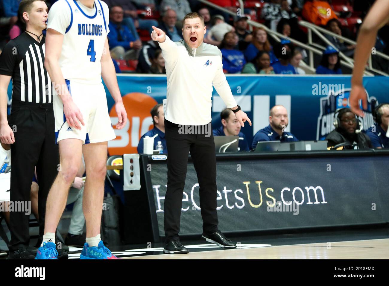 CHARLOTTE, NC - MARCH 03: Head Coach Mike Morrell of the North Carolina ...