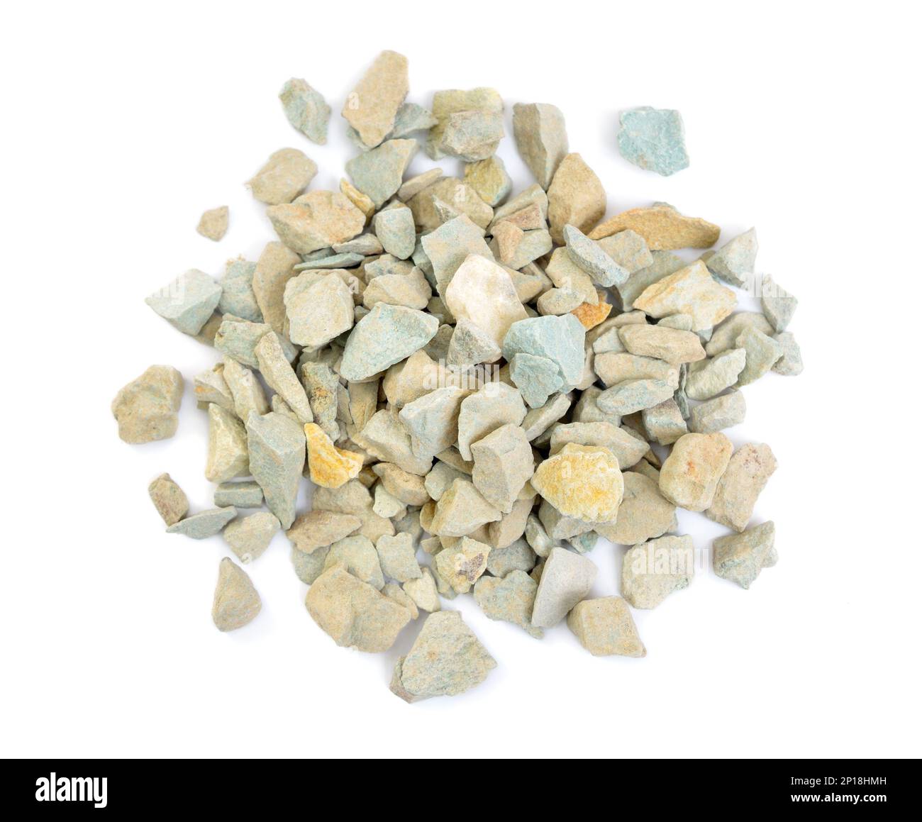 Natural Zeolite mineral Rocks. Isolated on white background Stock Photo ...