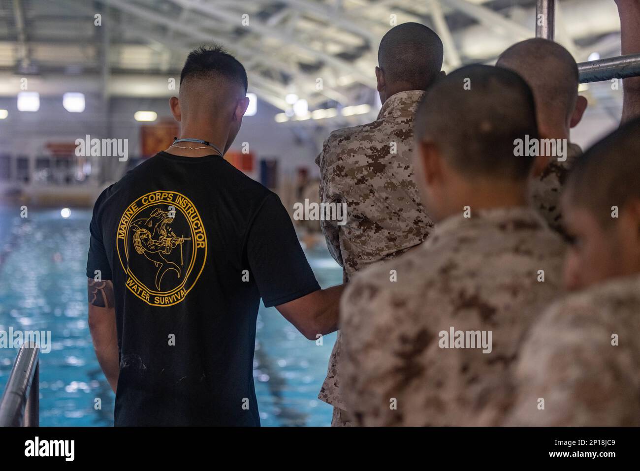 U.S. Marine Corps Staff Sgt. Ronald Nater, a Marine Corps Instructor of ...