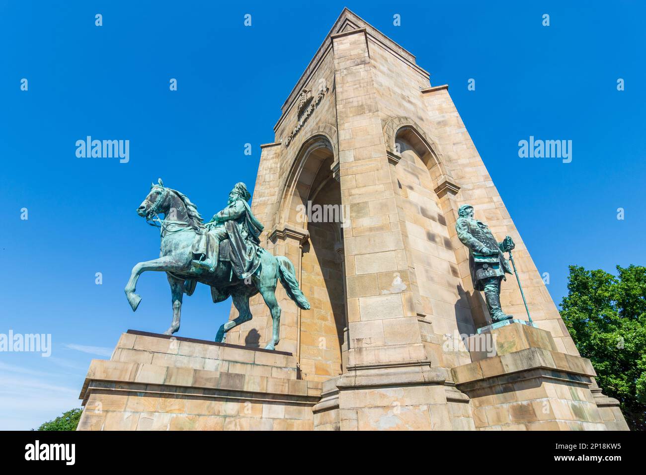 Dortmund: monument Kaiser-Wilhelm-Denkmal at Hohensyburg Castle in ...