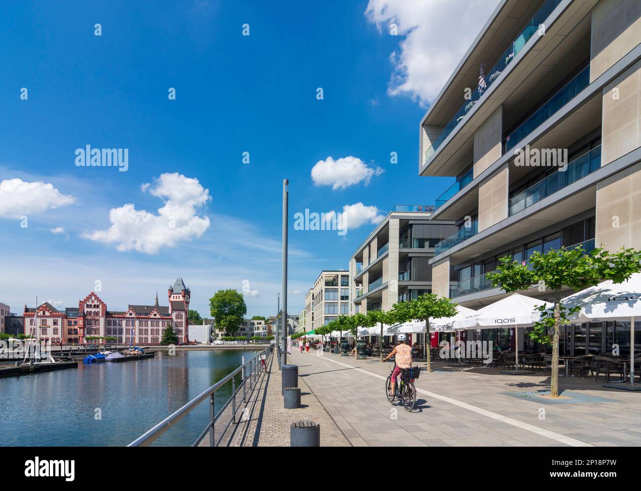 Dortmund: Docks on Phoenix-See (Lake Phoenix) in Ruhrgebiet, Nordrhein ...