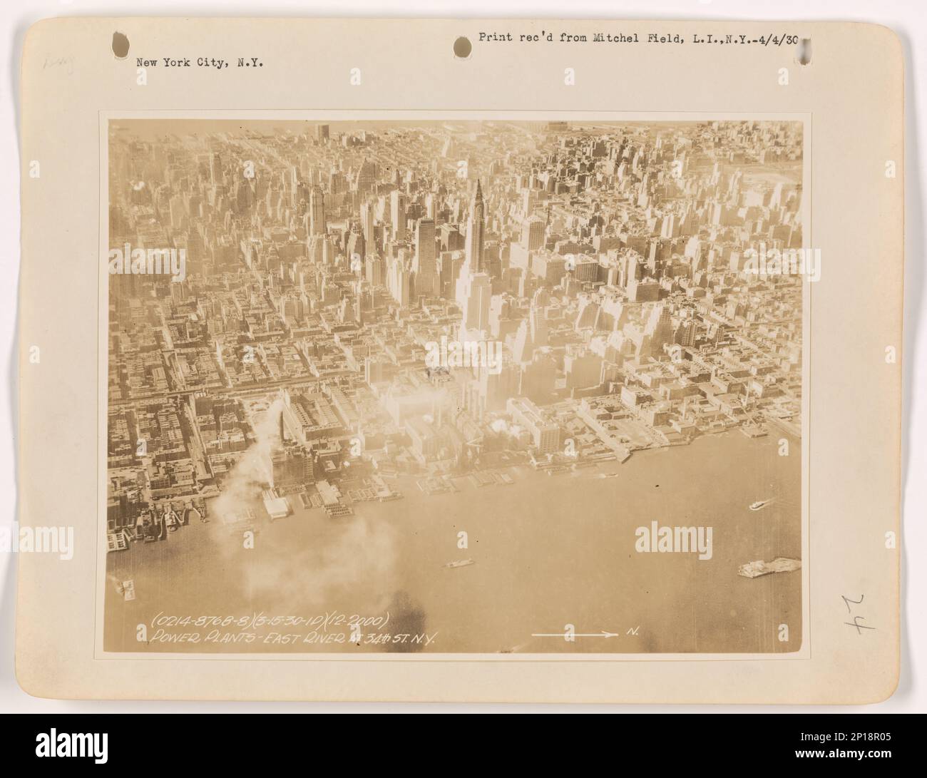 New York - New York City, Aerial Photograph Stock Photo - Alamy