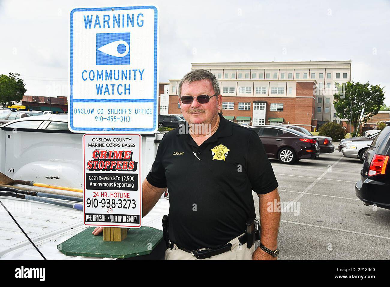 John Ricker is the Community Watch manager for the Onslow County ...
