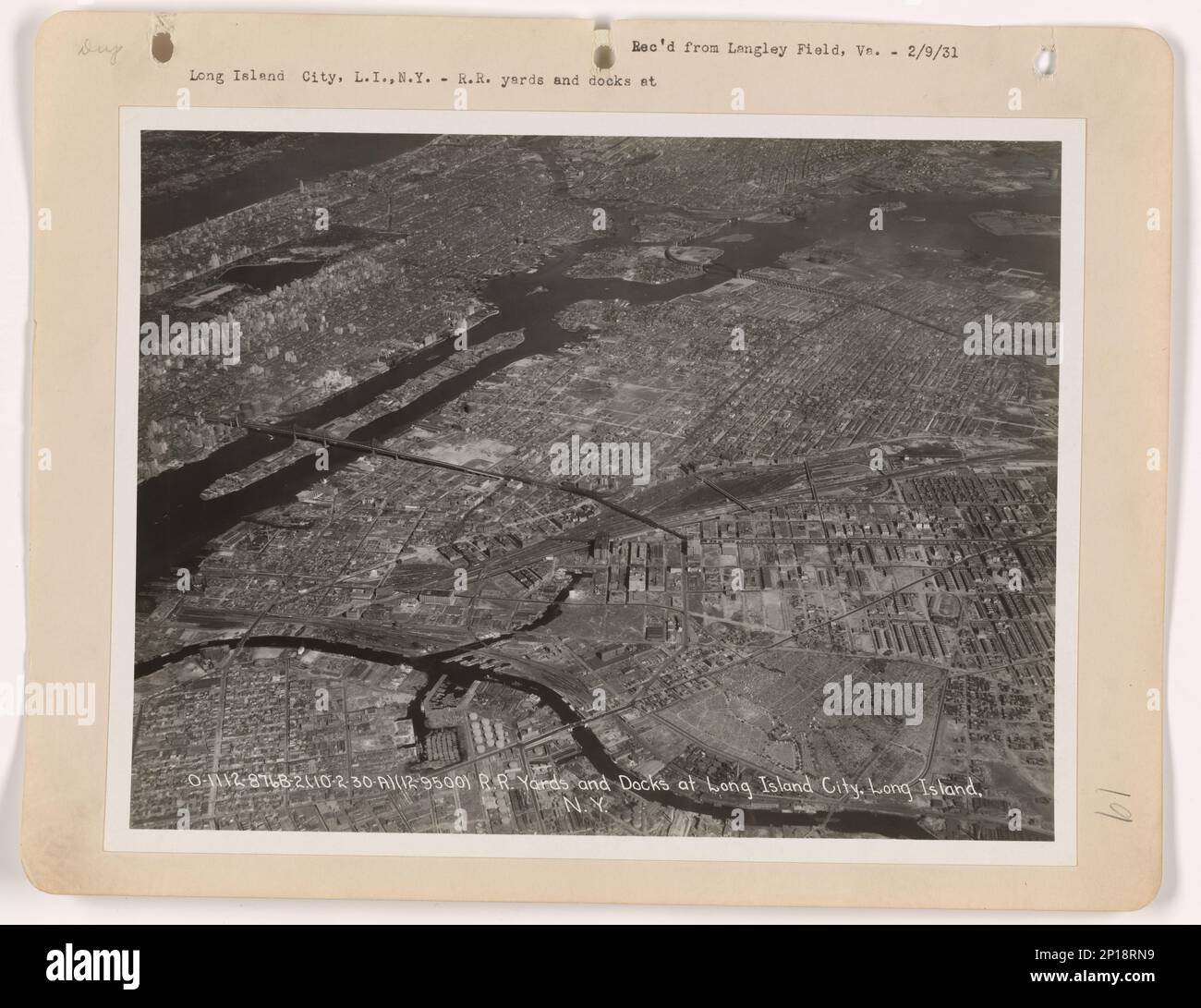 New York - New York City, Aerial Photograph Stock Photo - Alamy