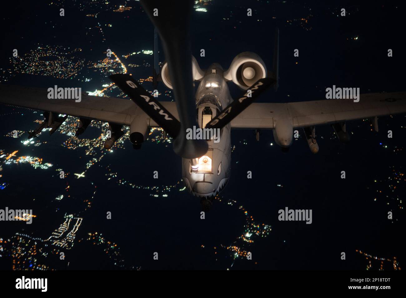 An A-10C Thunderbolt II aircraft assigned to the 23rd Wing, Moody Air ...