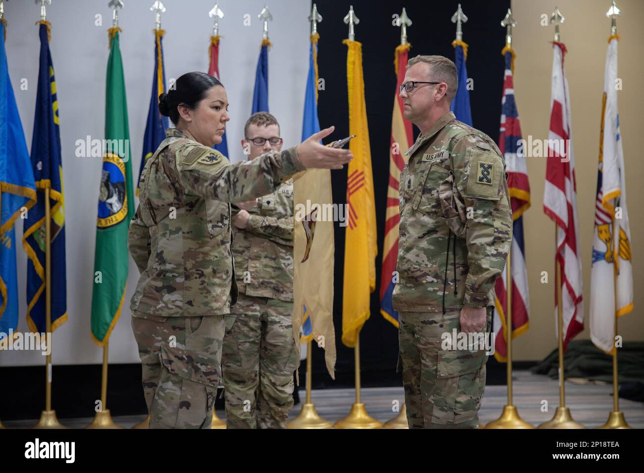 U.S. Army Reserve Soldiers Capt. Marlena Janes (left) Headquarters and ...