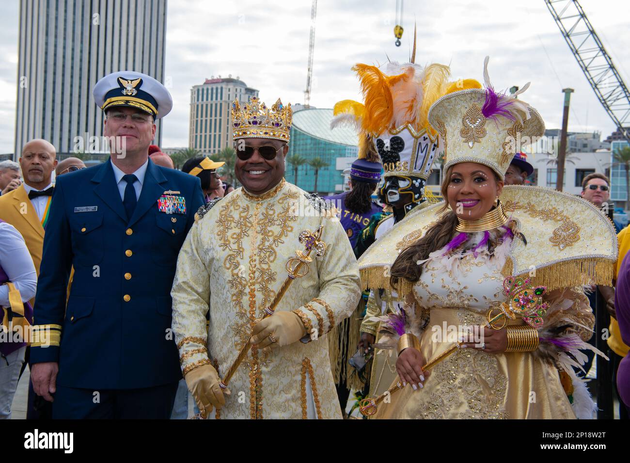 Rear Adm. Richard Timme, Eighth Coast Guard District Commander, poses ...