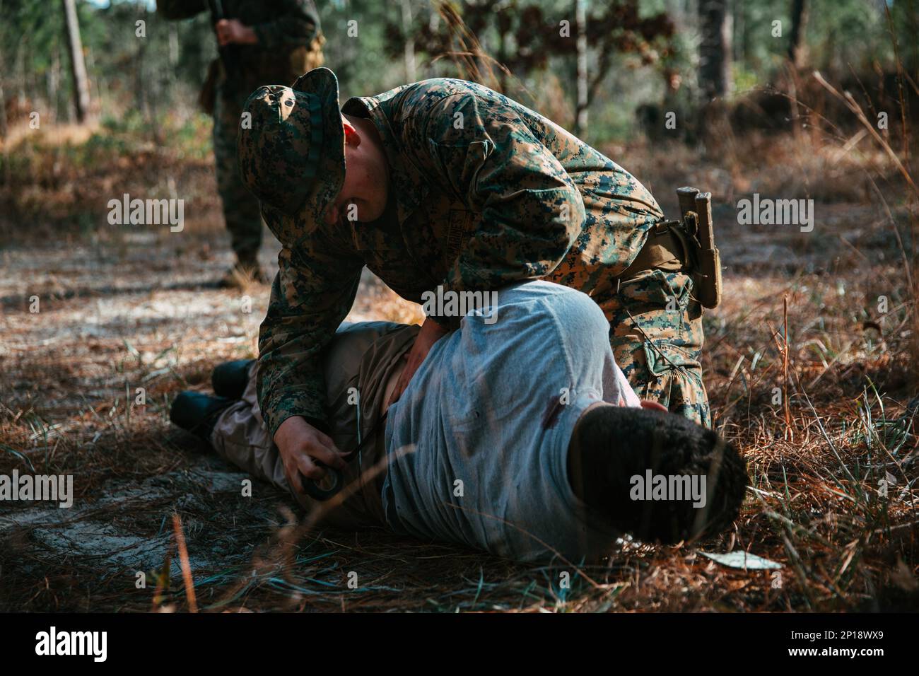 U.S. Marine Corps Lance Cpl. Andrew Roberts, grenadier, 3rd Battalion ...