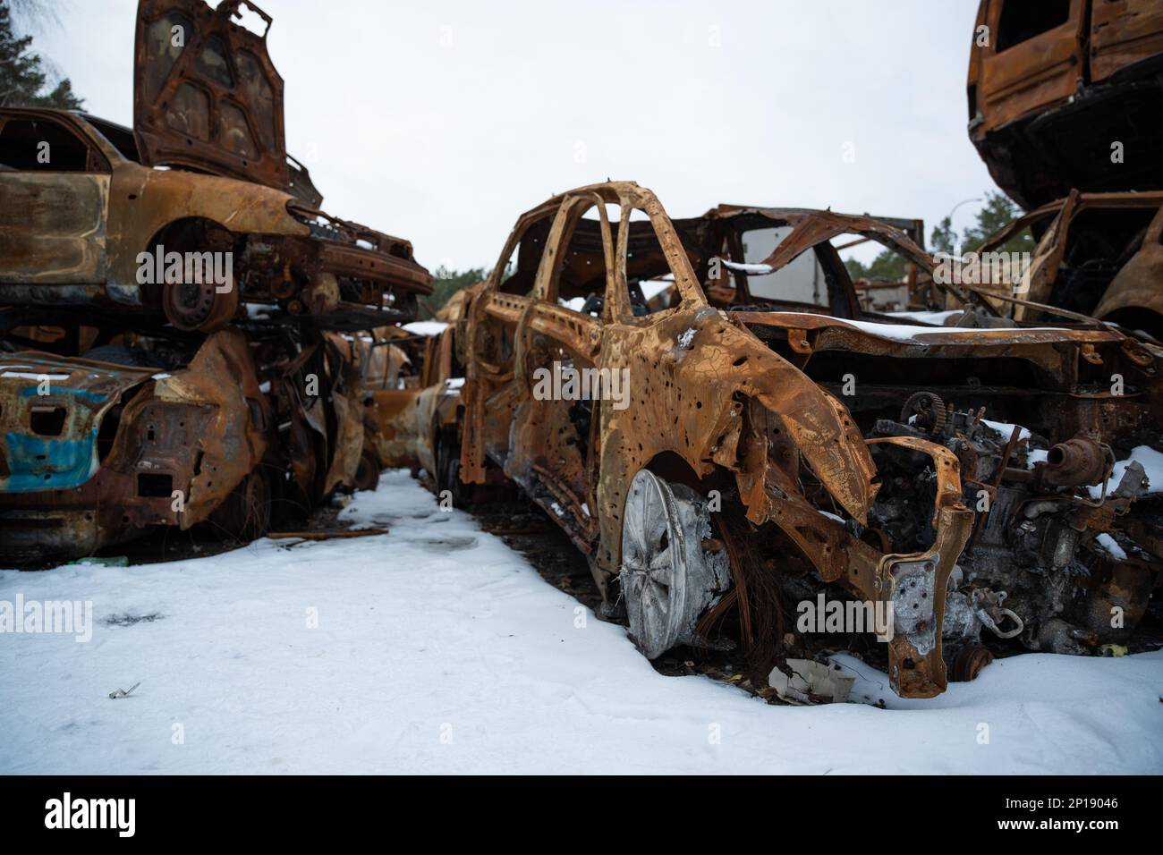 Crashed military vehicle hi-res stock photography and images - Alamy